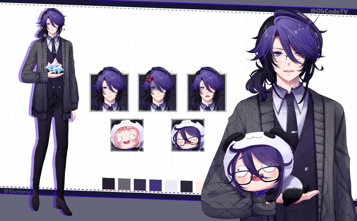 OkCode on Twitter: "ehe #Codrew #Vtuber 🎨: @t0umama https://t.co/wHjQxahf6N" / Twitter