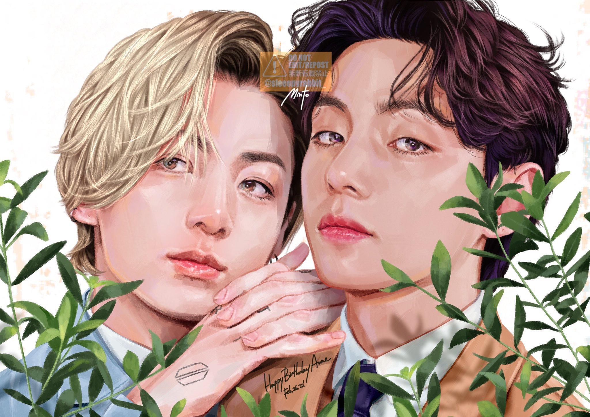 minto on Twitter: "🐰🌿🐻 #taekook…