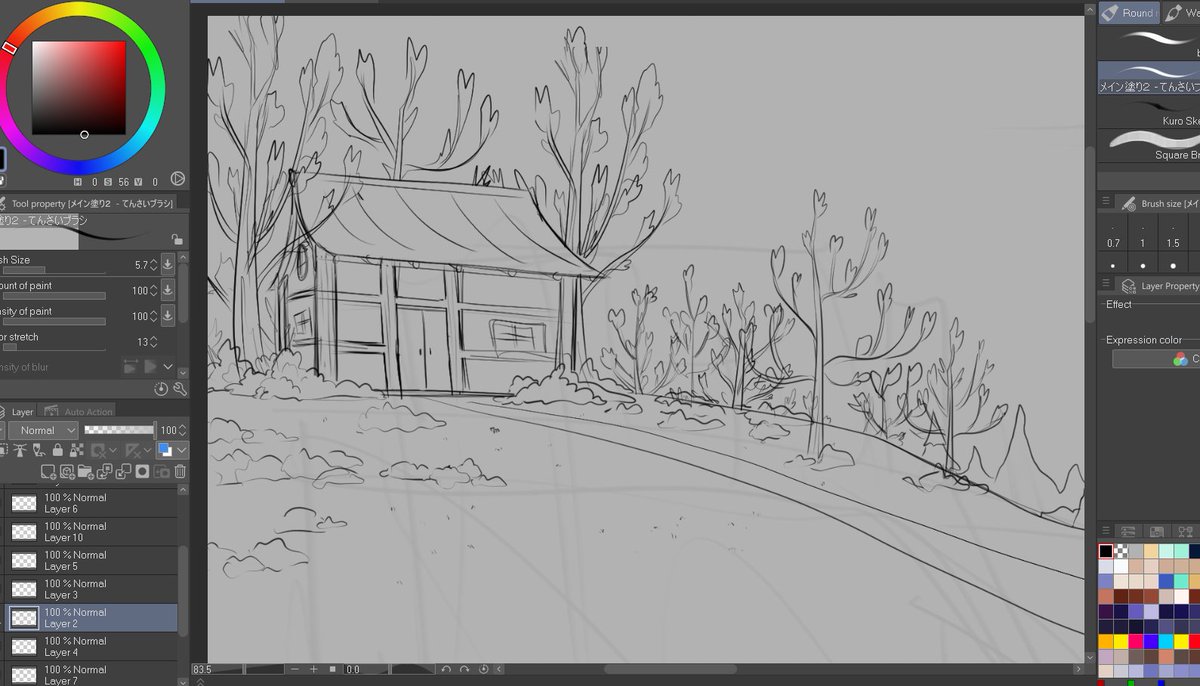 「Sketches :> 」Minty 🍄🌌 | L2D art + rigの漫画