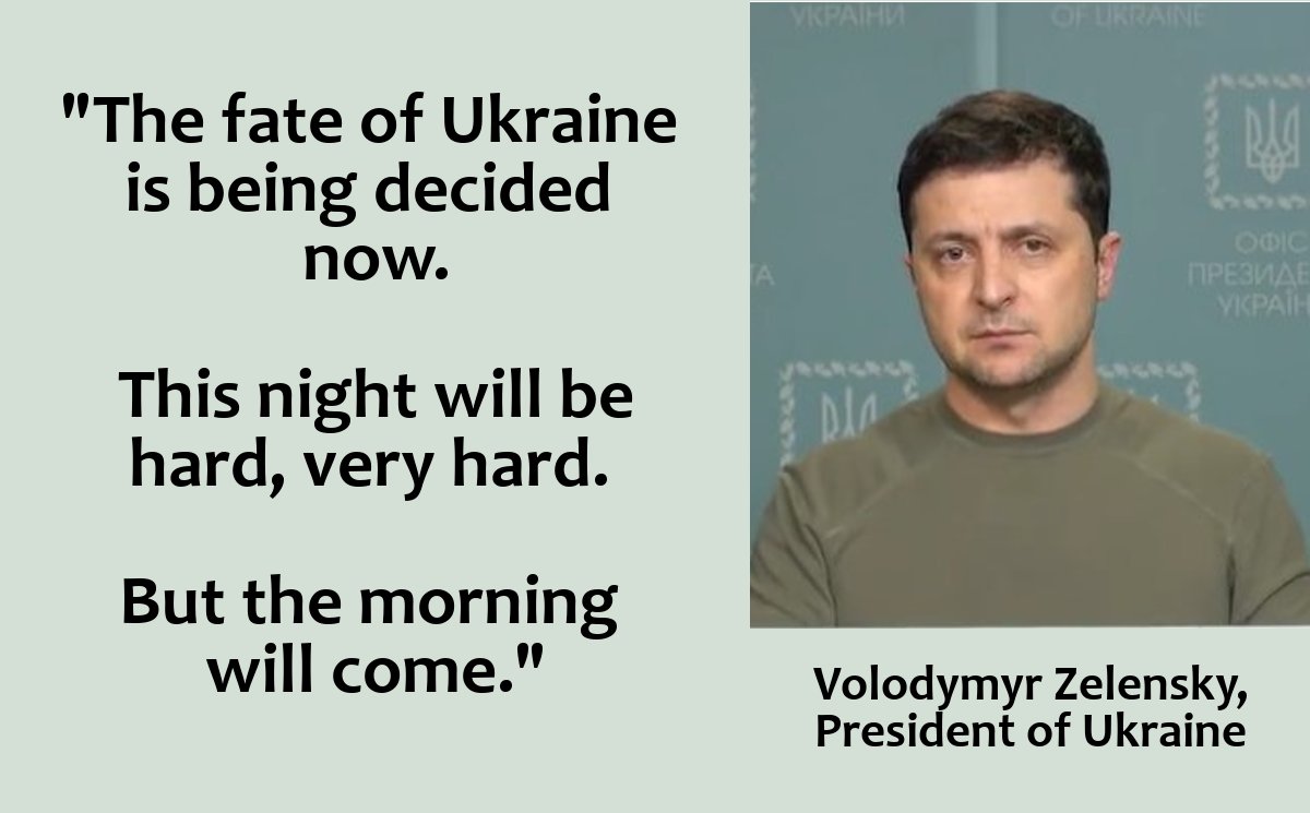 Zhi Zhu 🌻 on Twitter: "BRAVE UKRAINE! “The fate of Ukraine is being ...