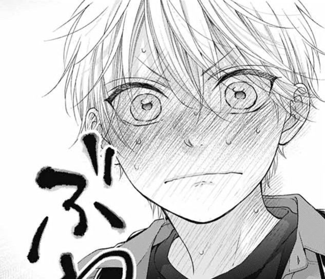 Anime Guy Blushing Drawing