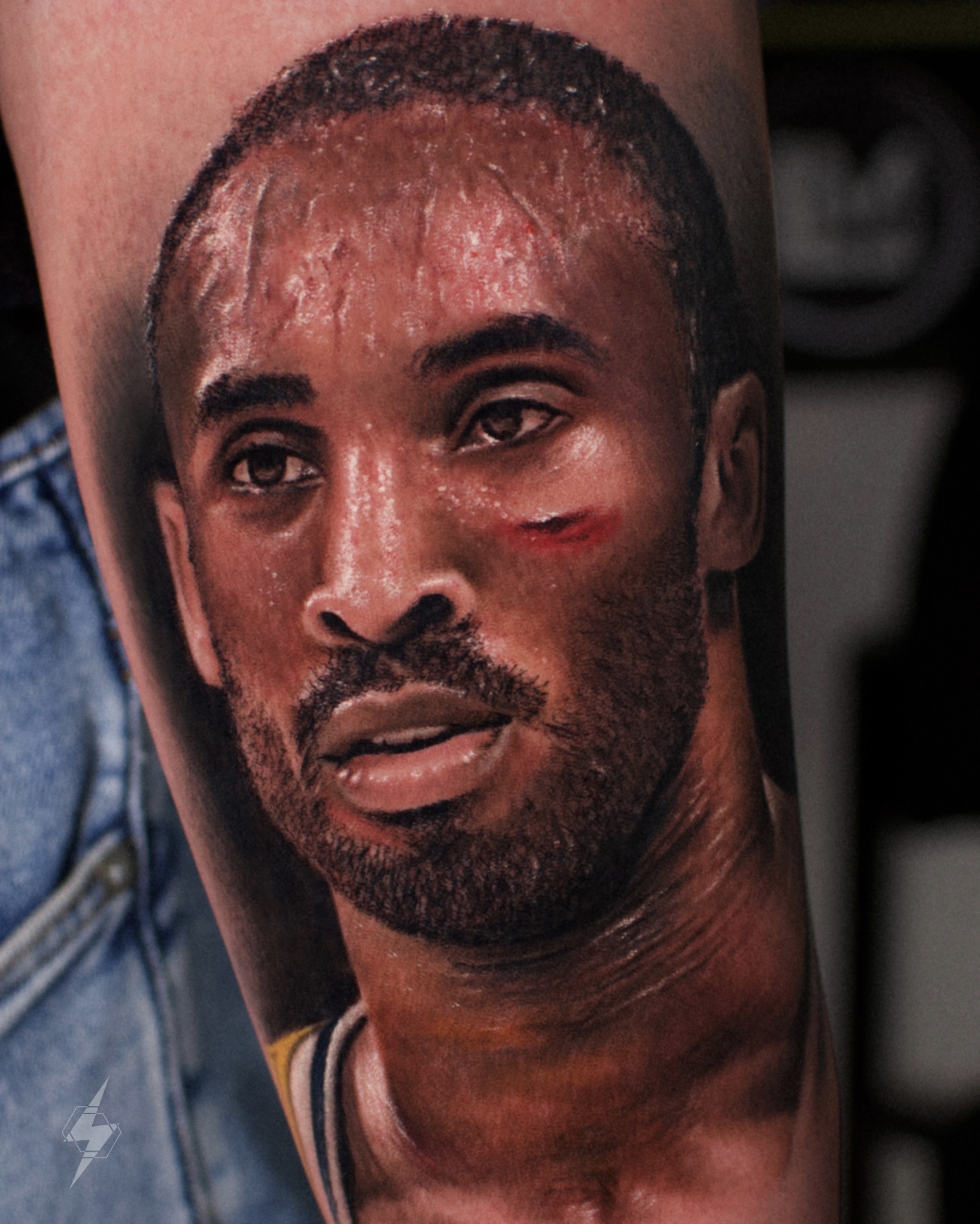 Kobe Bryant Portrait Tattoos