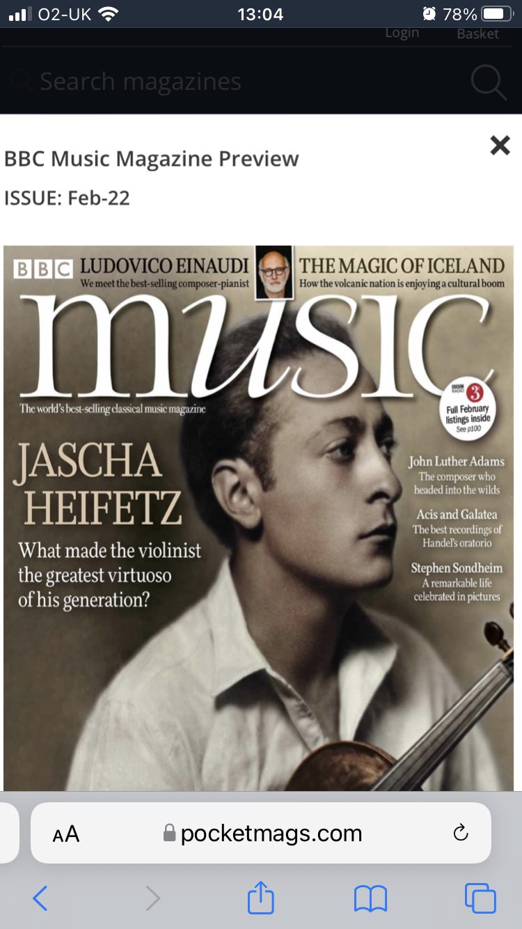 Classical Music Magazine Covers