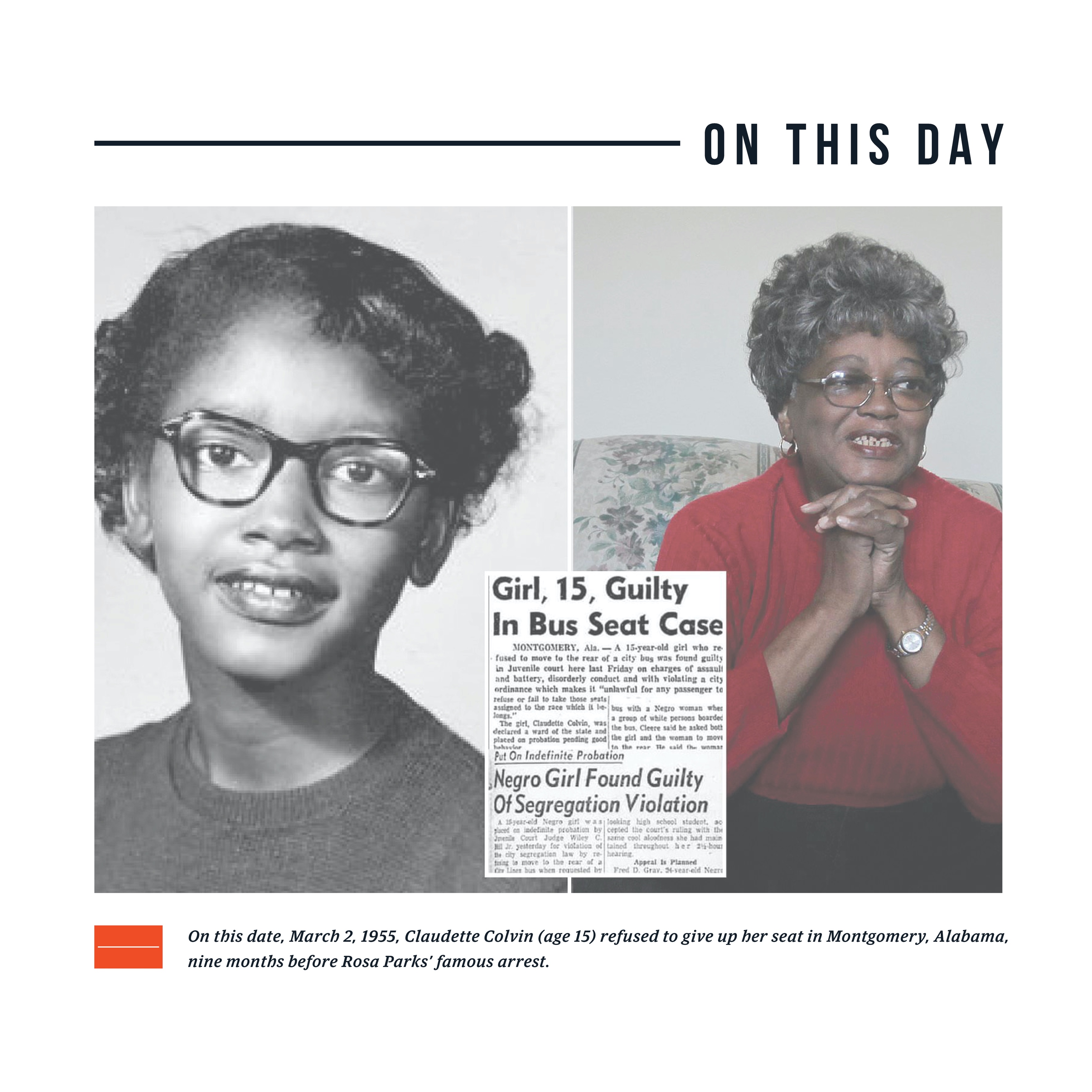 Claudette Colvin And Rosa Parks