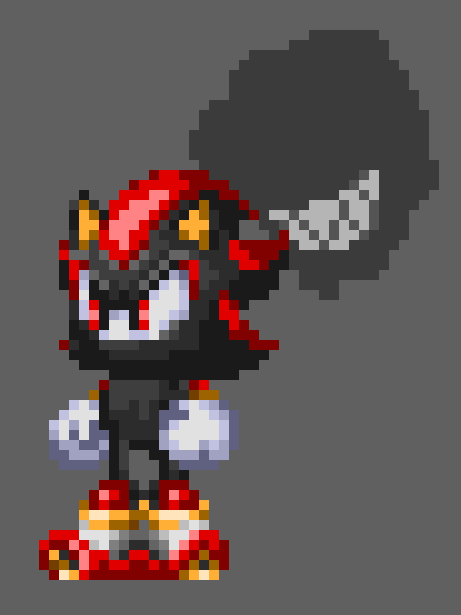 Dark Shadow The Hedgehog Sprites
