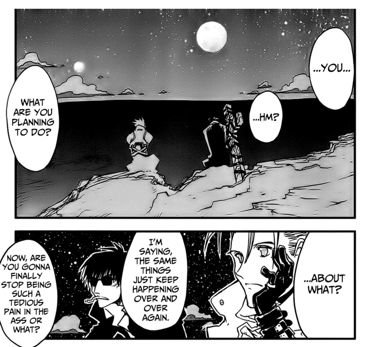 「bro......... let's...let's just sit there and stare at the m」Leario 🍄 BDG3 brainwormsの漫画