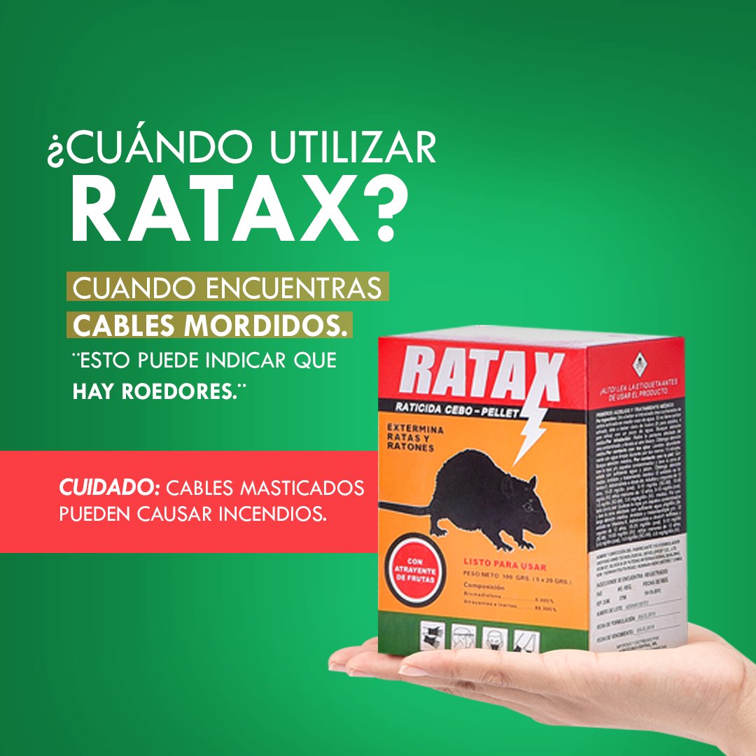 Insecticida Para Ratones Cebo Pellet Ratax Und/Paq, 44% OFF