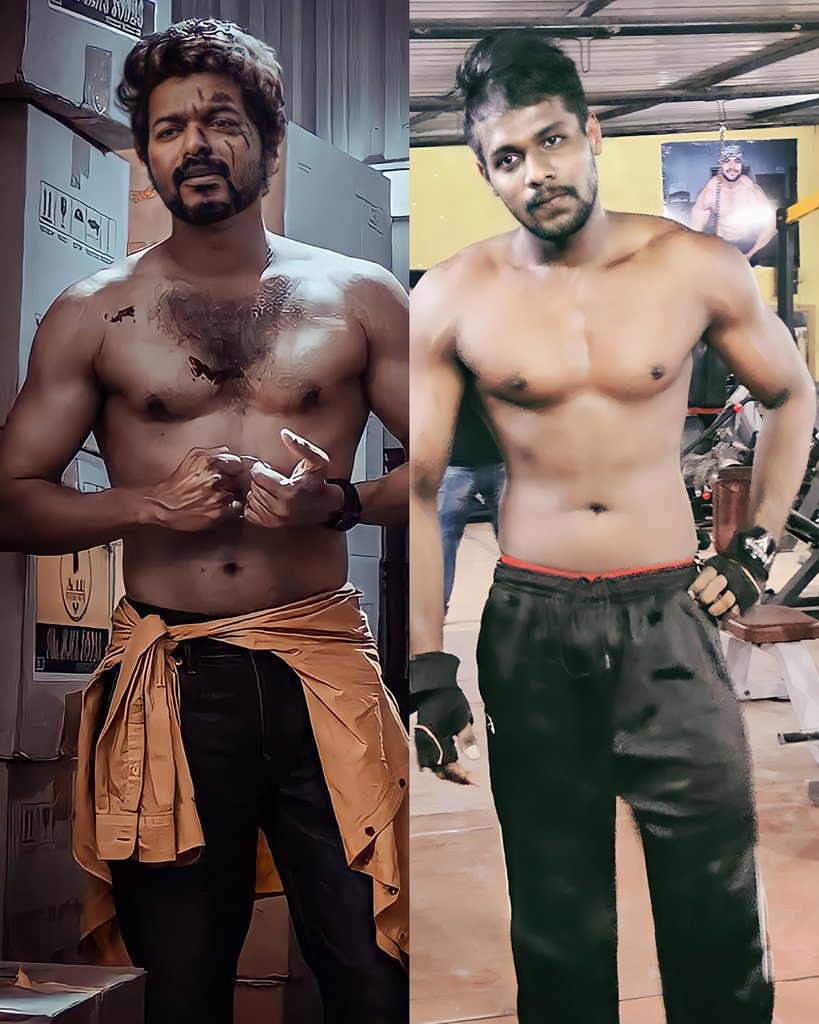 Actor Vijay Bodybuilding