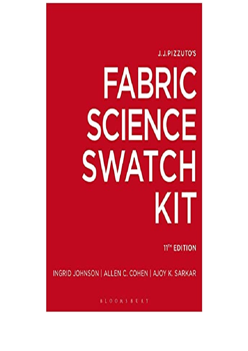 Read ^^PDF^^ J.J. Pizzuto's Fabric Science Swatch Kit: Studio Access Card READ ^FREE / Twitter
