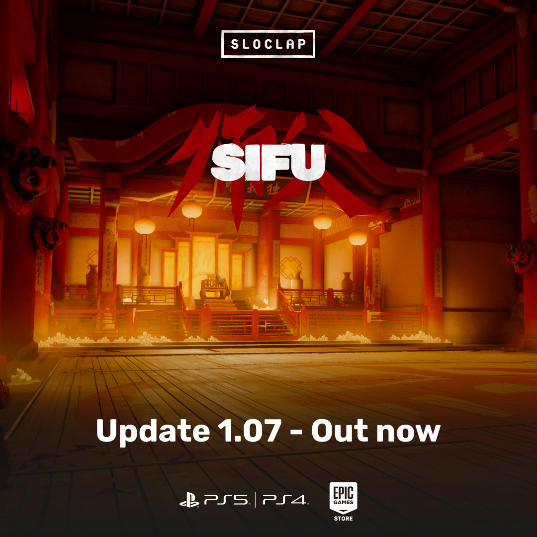 SifuGame on Twitter: "1.07 #Sifu Patch is up on PC and will be up on PlayStation on Monday 🔥 ⏩ ...