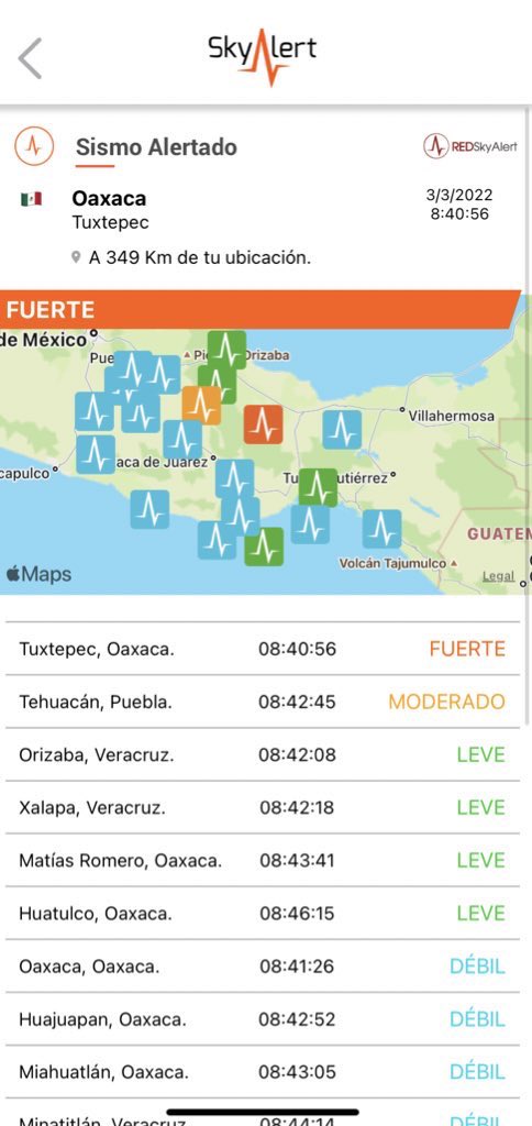 SkyAlert on Twitter: "Resumen #SismoVeracruz El sismo fue detectado por más de 60 sensores de ...