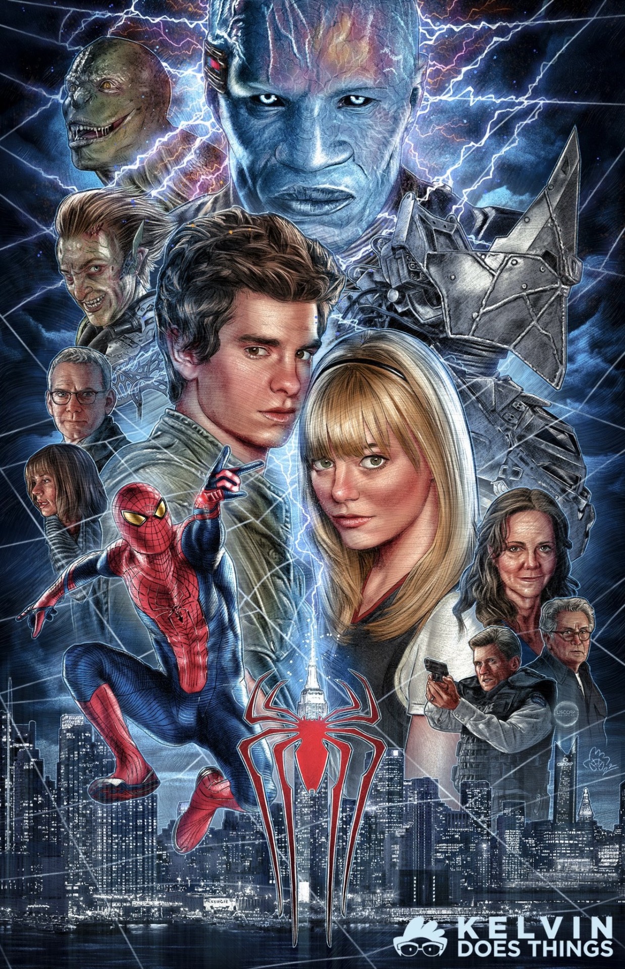 Emma Stone Spiderman Poster