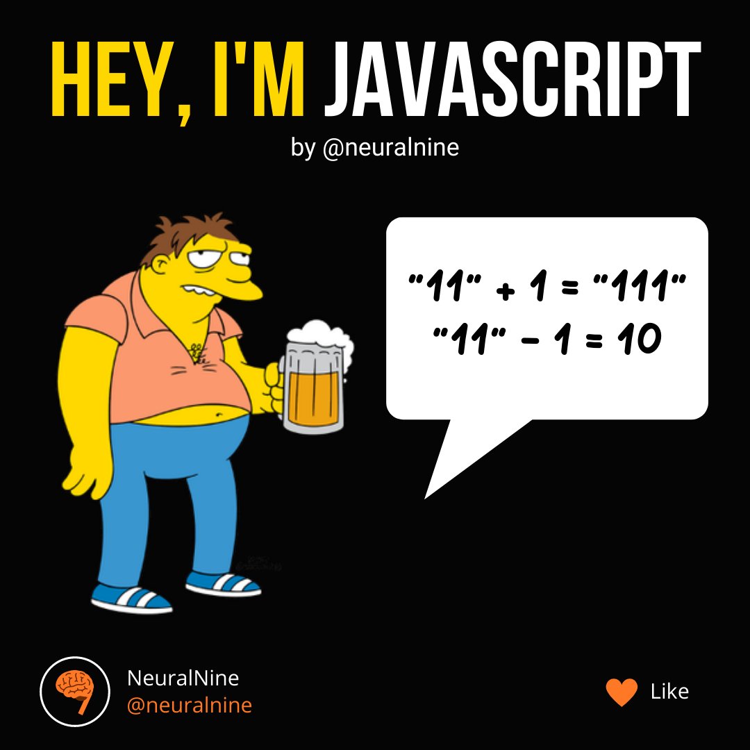 NeuralNine on Twitter: "Welcome to #javascript. https://t.co/8ooxasMdZk" / Twitter