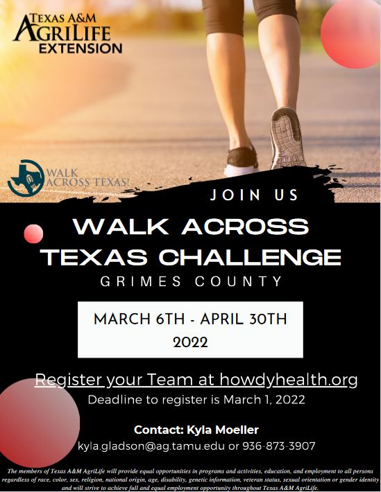 Walk Across Texas 2022