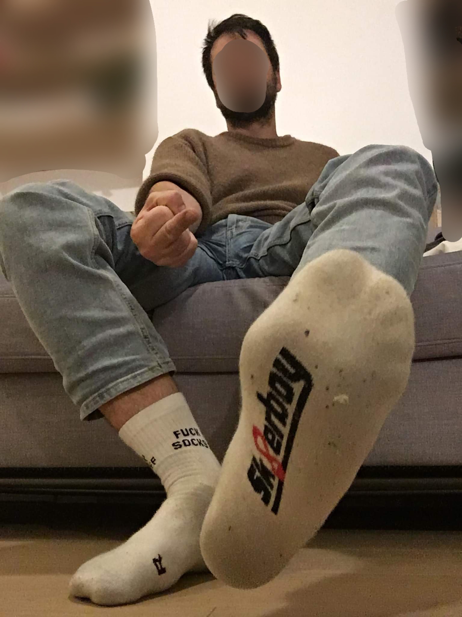 Boy Sniff Dirty Socks