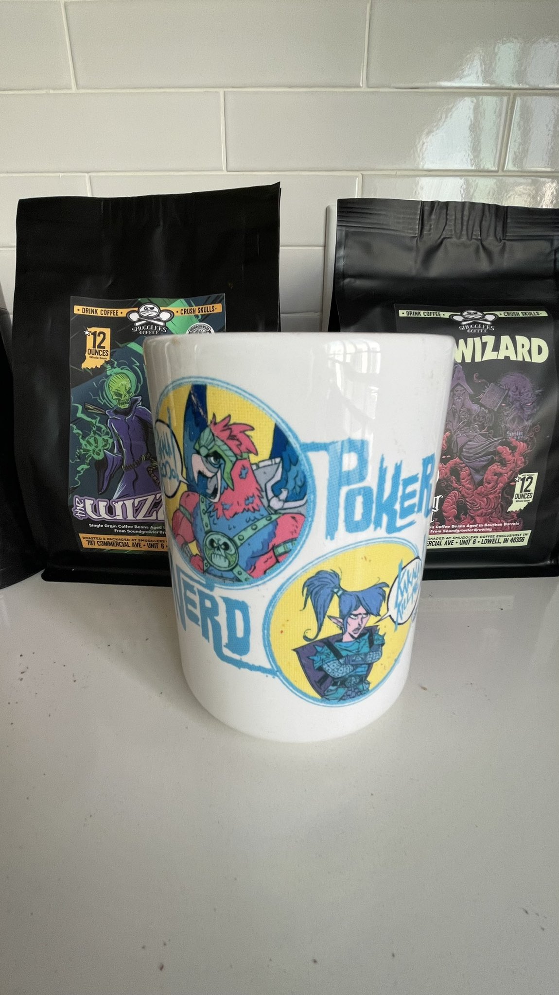 DOOMVAULT on Twitter: "New fancy mug ☕️ #queeptheleg @NerdPokerPod https://t.co/flBhKUfUoc ...