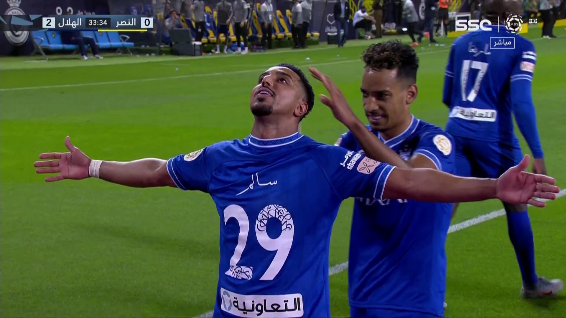 شركة الرياضة السعودية Ssc On Twitter هدددددف ⚽ د34 الهدف الثاني لـ
