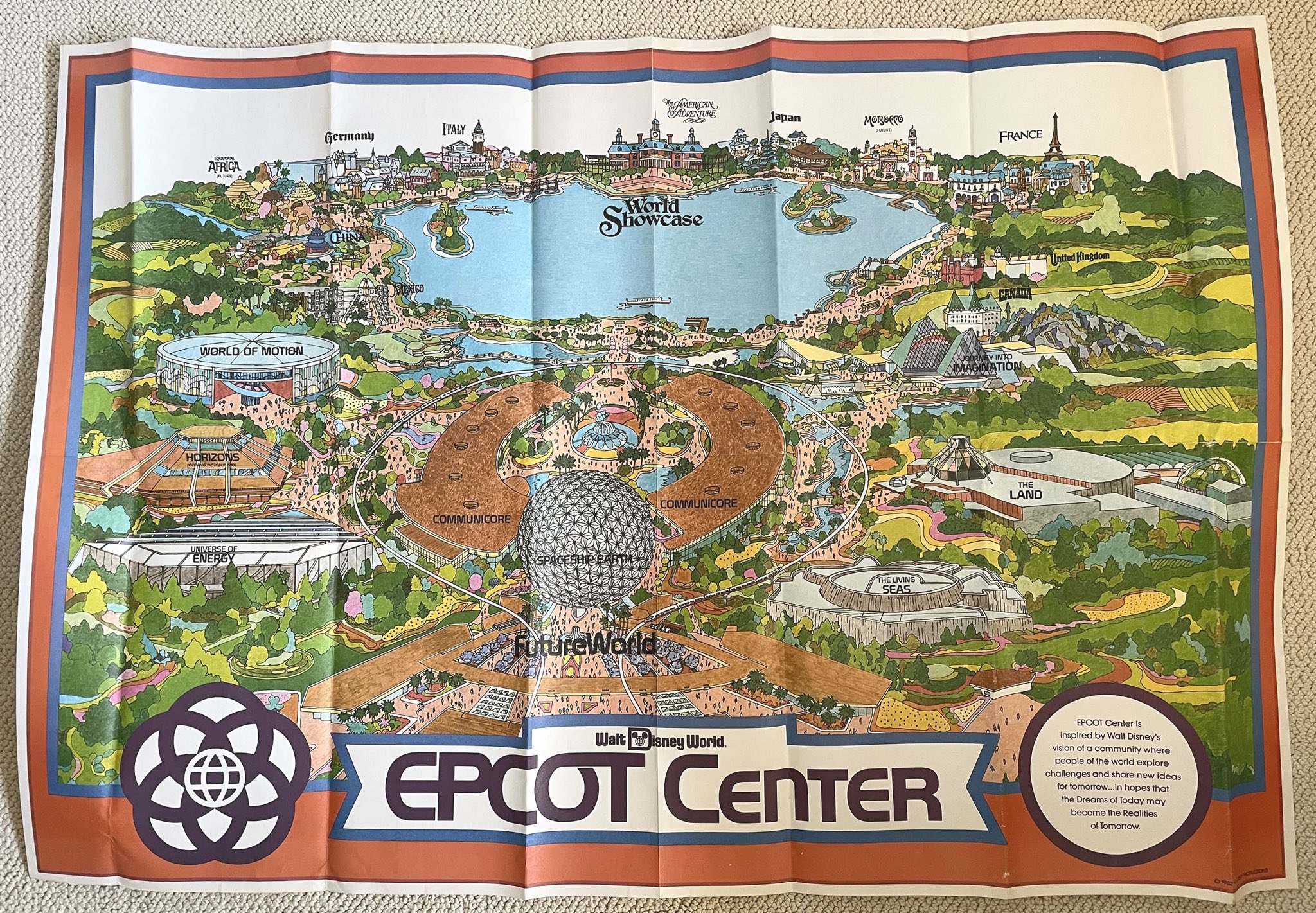 Epcot Map 2022