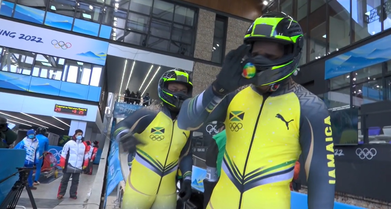 Jamaican Bobsled Helmet