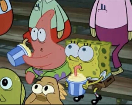 Patrick Eating Popcorn