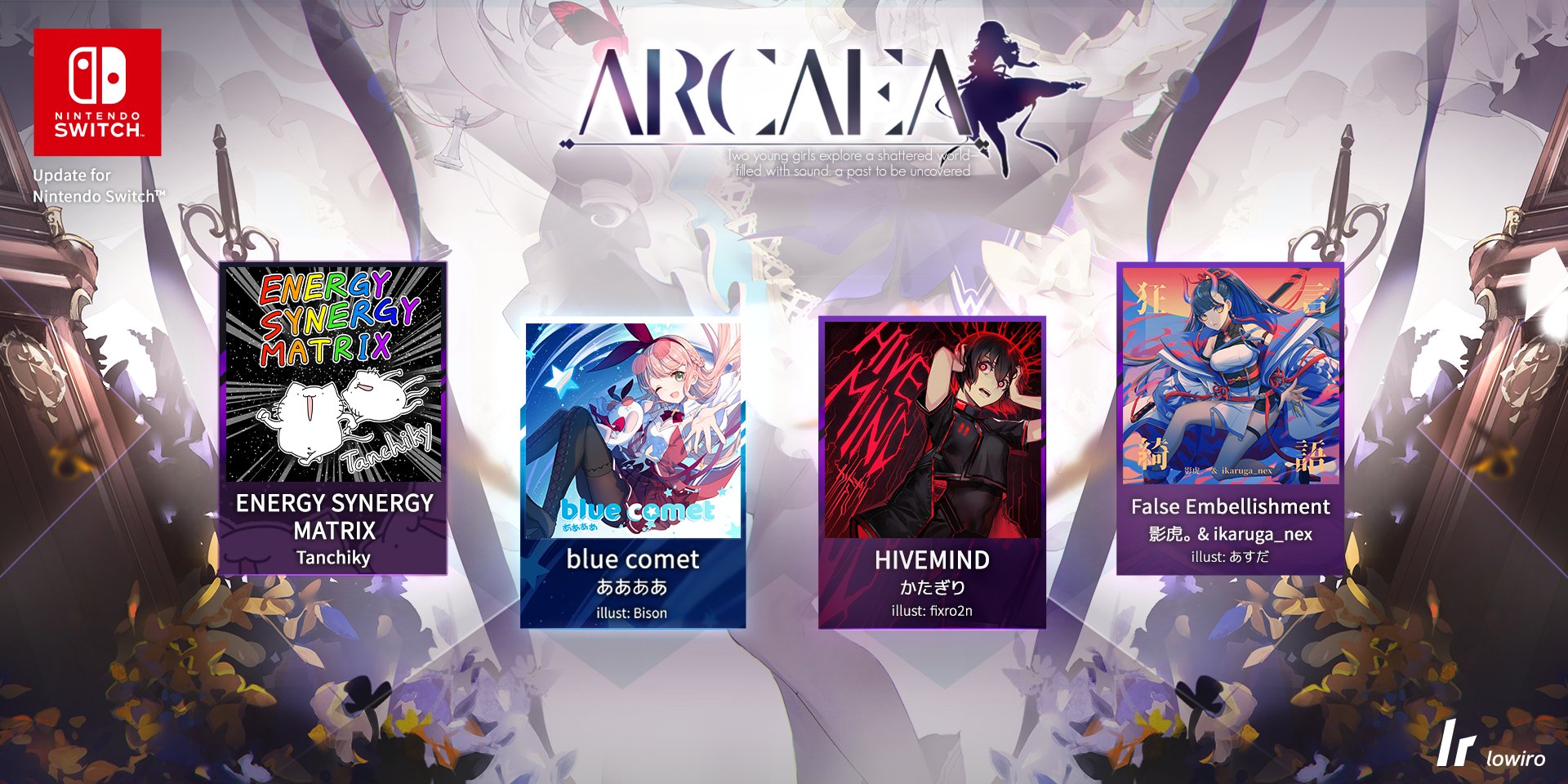 Arcaea on Twitter: "4 free songs will come to Arcaea for Nintendo Switch in v1.3! "ENERGY ...