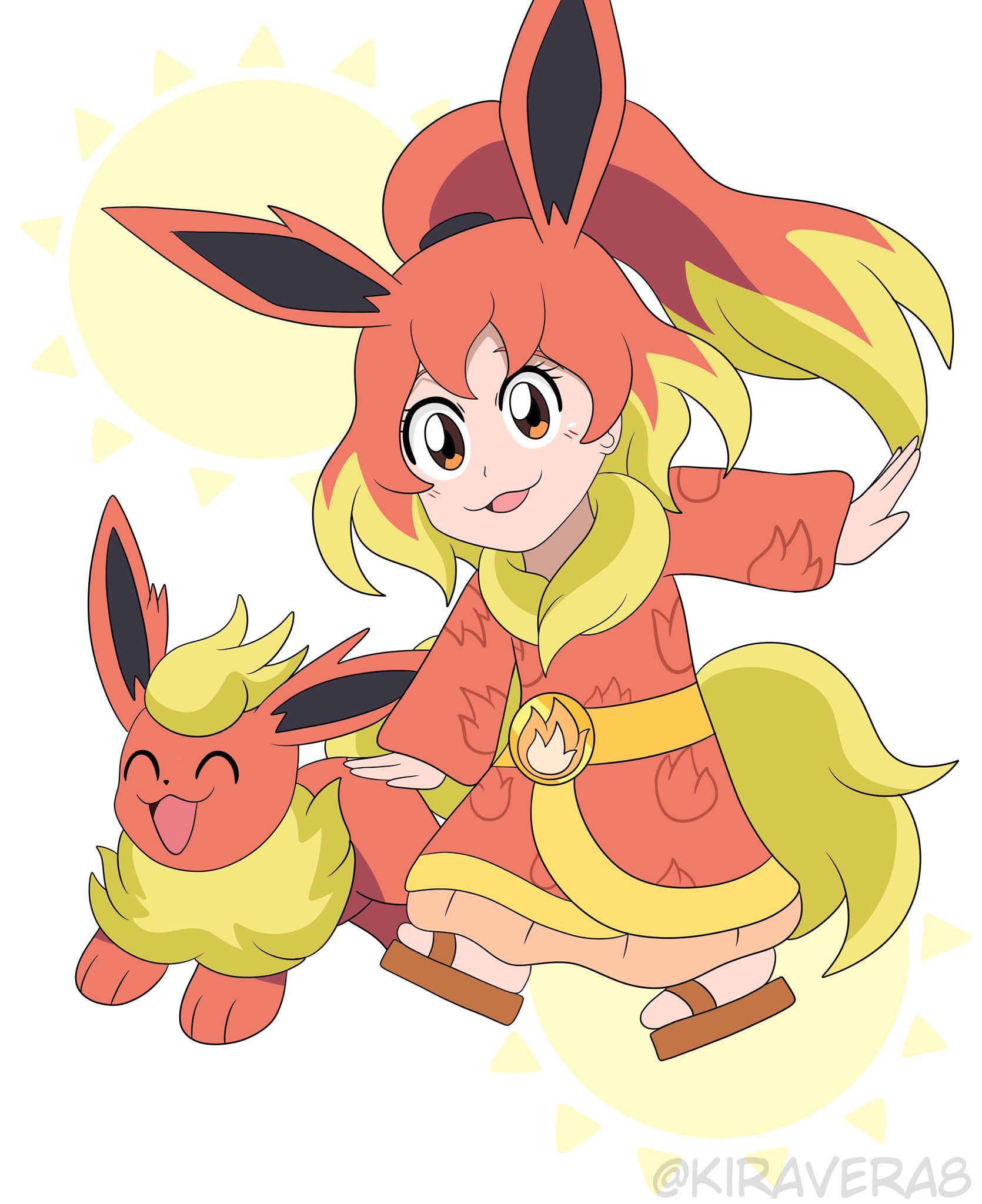Flareon Humano