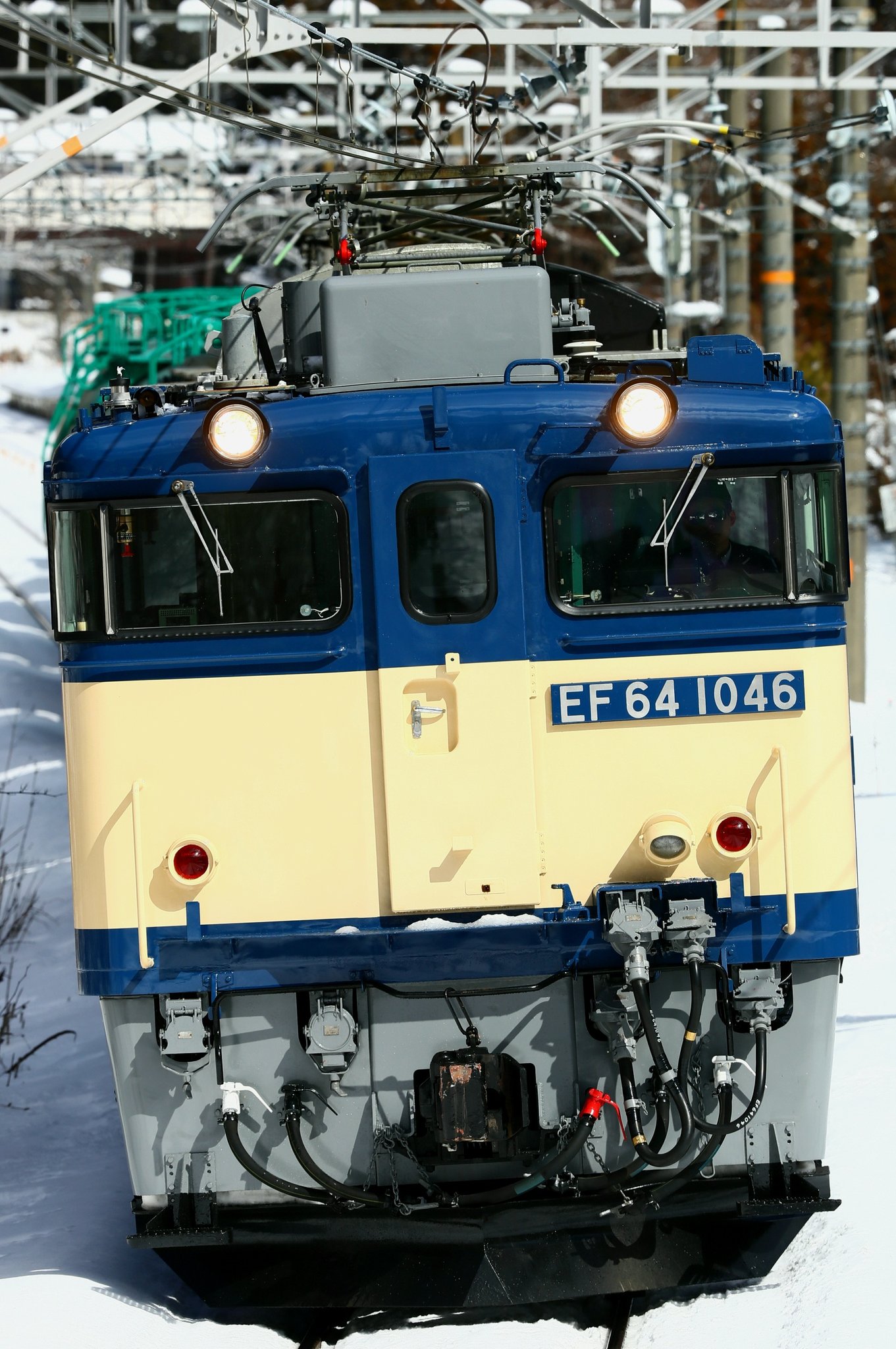 ちゃんぷる on Twitter: "2022/2/20 8084レ EF64 1046+EF64 1002+タキ ツラ重視で。 https://t.co/y8EwE96L9f" / Twitter