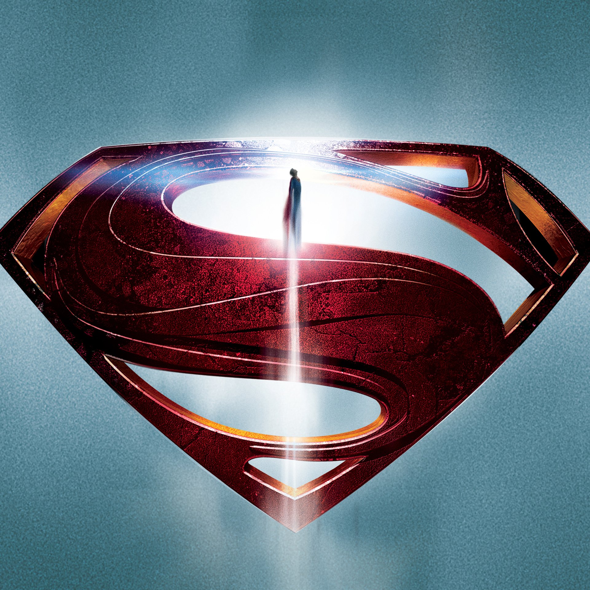 Man Of Steel 2 Logo Wallpaper