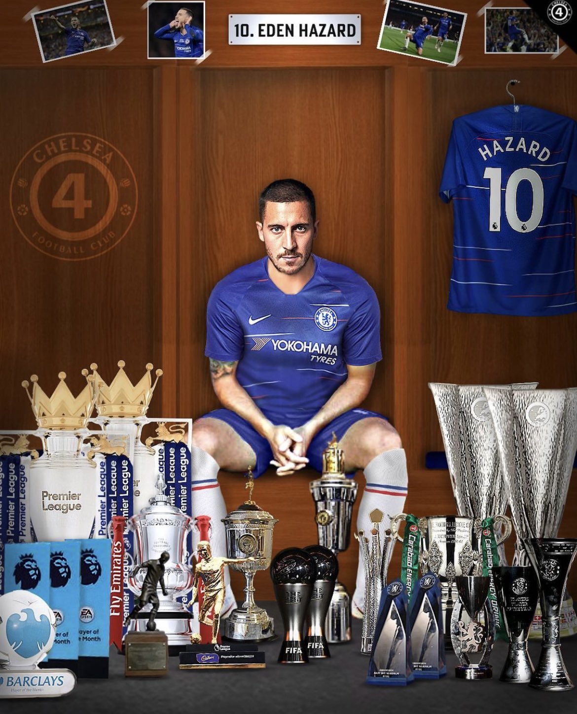 Eden Hazard Chelsea Celebration 2022