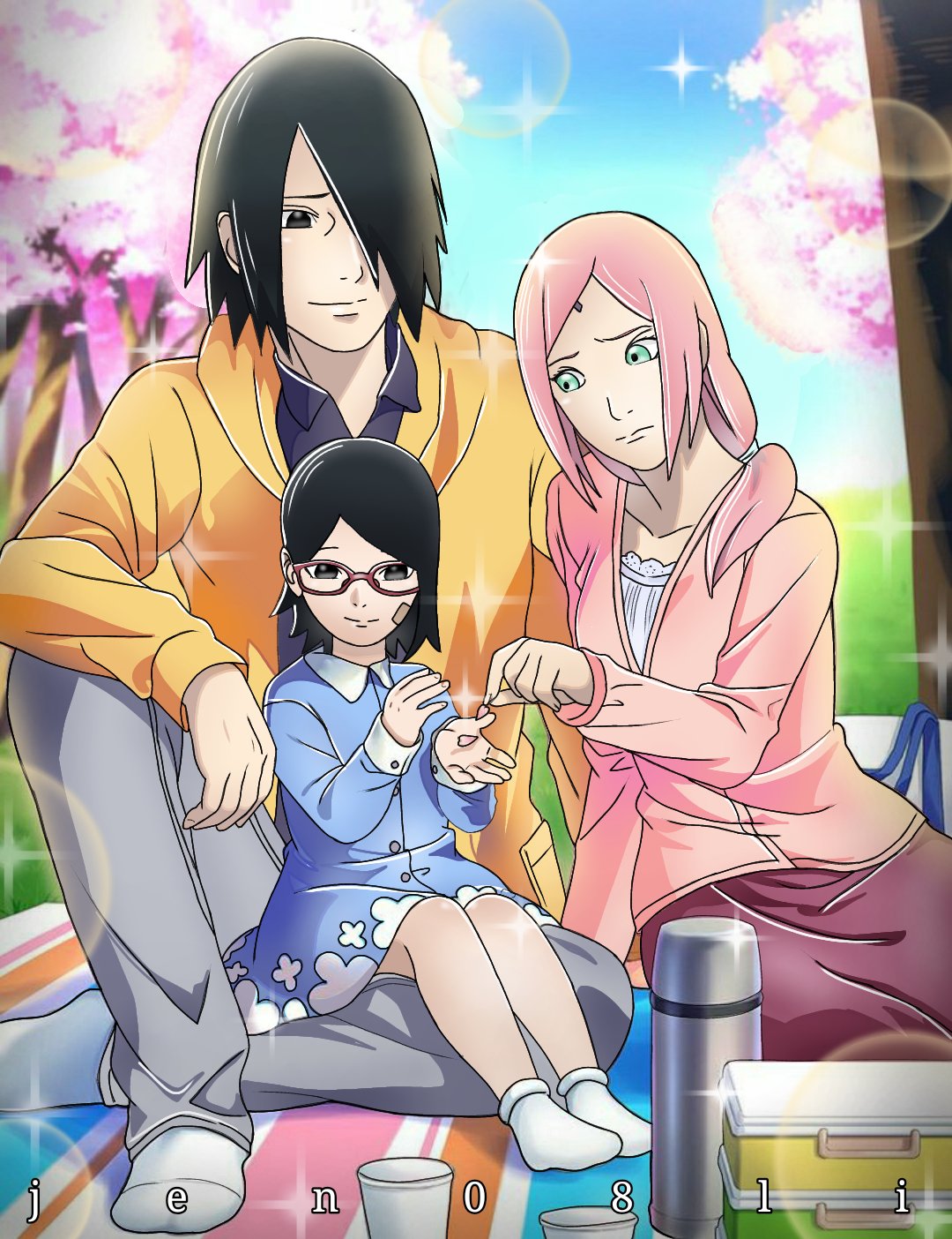 Sakura And Sasuke Family