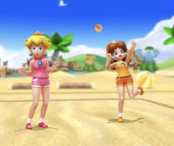 Princess Peach And Daisy Sports