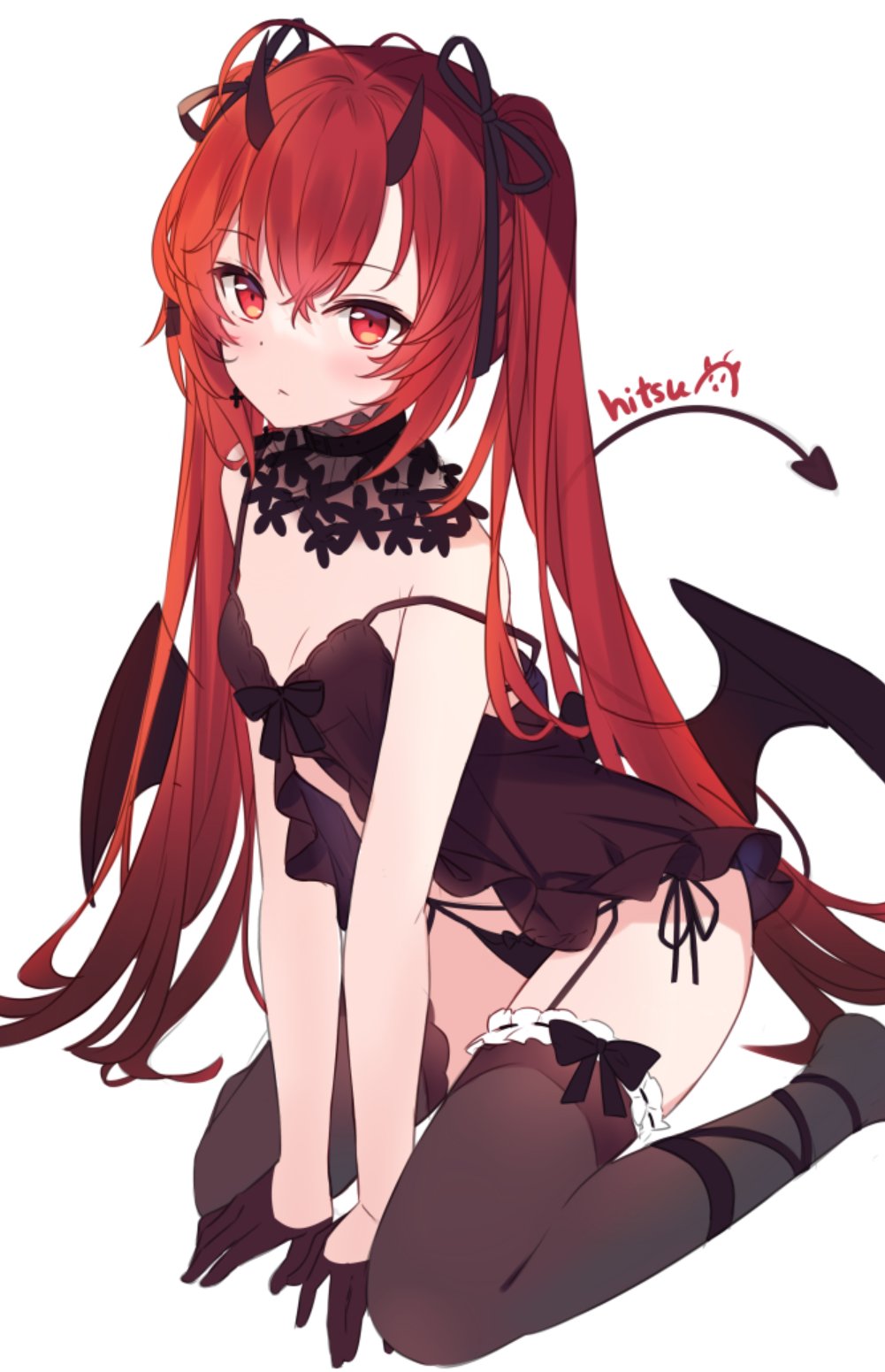 Hitsu on Twitter: "Red devil “ψ (`∇´) ψ https://t.co/jKYUKtCzR5" / Twitter