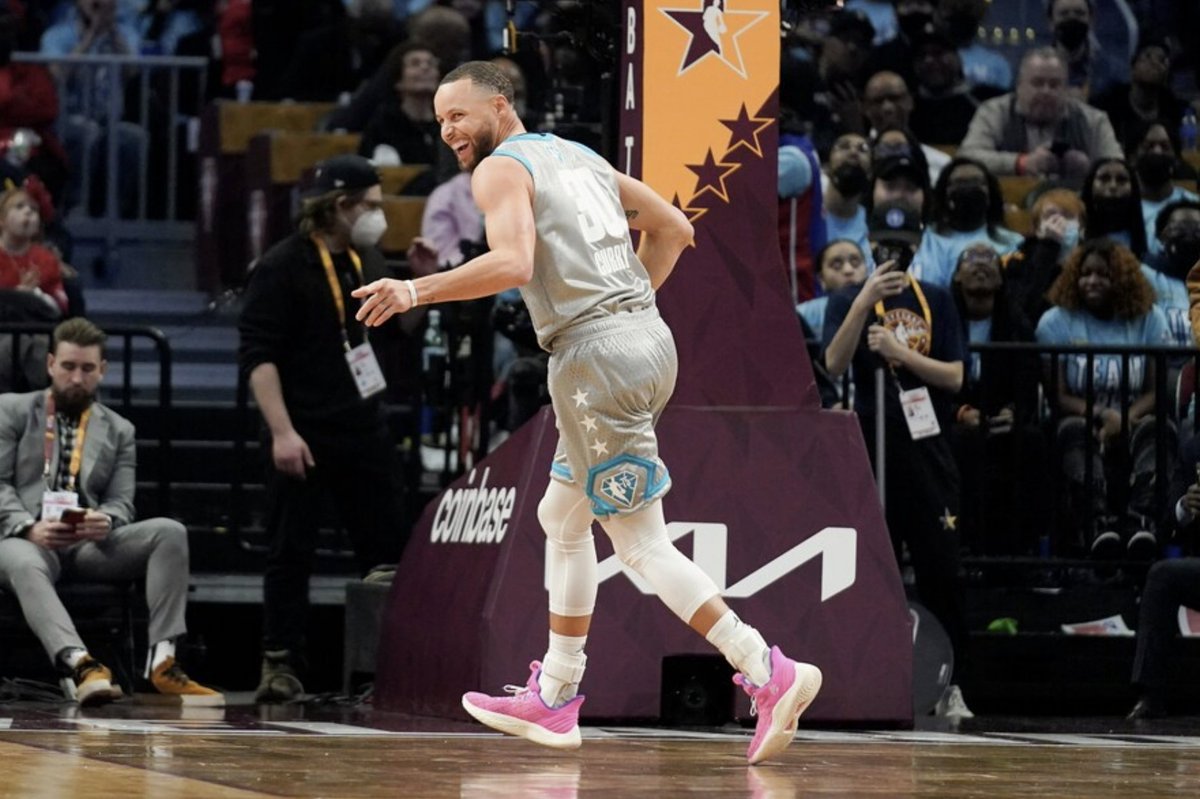 Stephen Curry wins All-Star Game MVP | HoopsHype