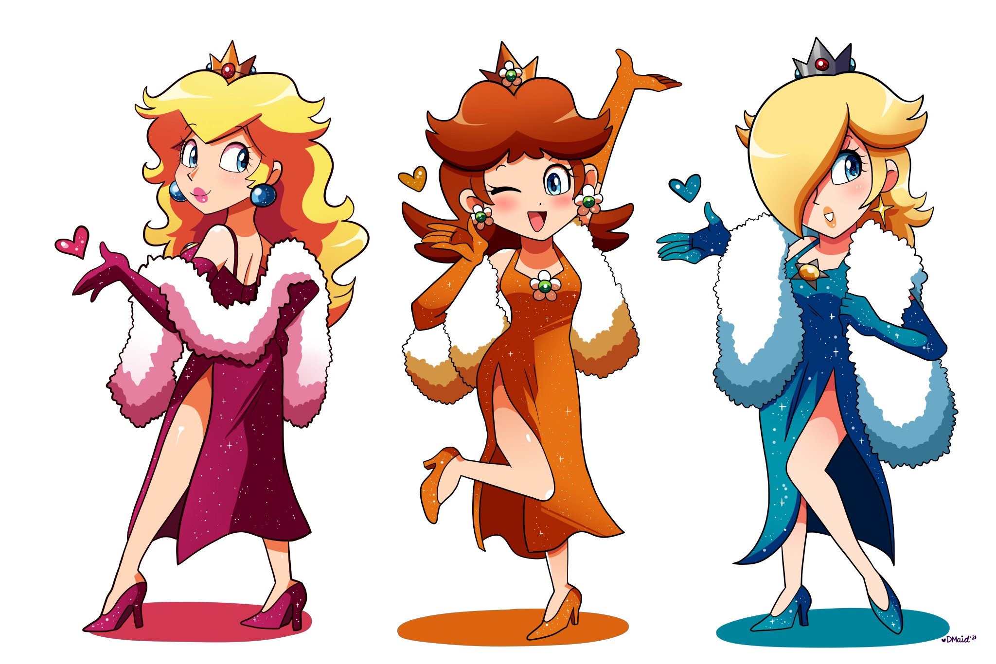 Peach And Daisy Fight