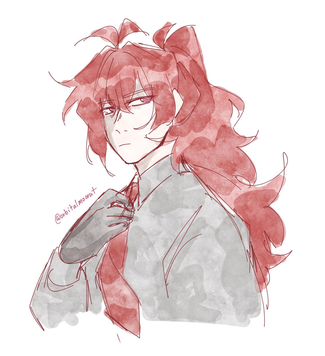 「Ok diluc before bed 」|Nini/Lin 🐀 @ THOMALUC STICKERS IN SH0Pのイラスト