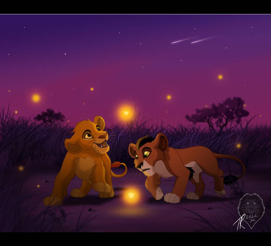 Lion King Mufasa And Sarabi As Cubs