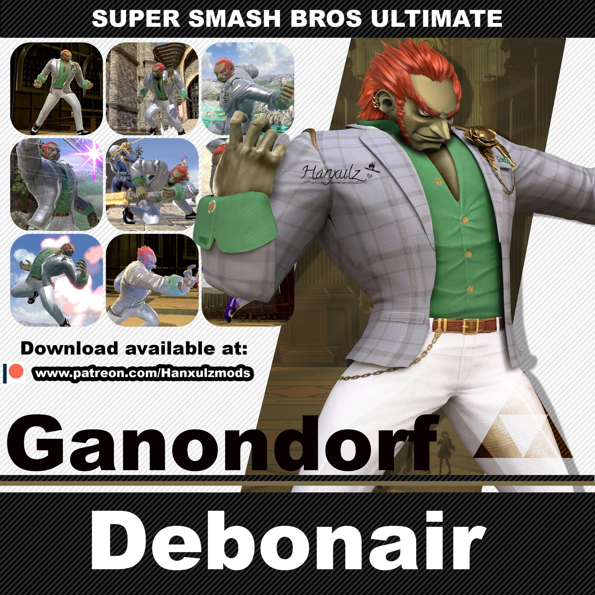 Hanxulz Ultimate Mods on Twitter: "SSBU Mod Ganondorf (Debonair) Download Available here: https ...