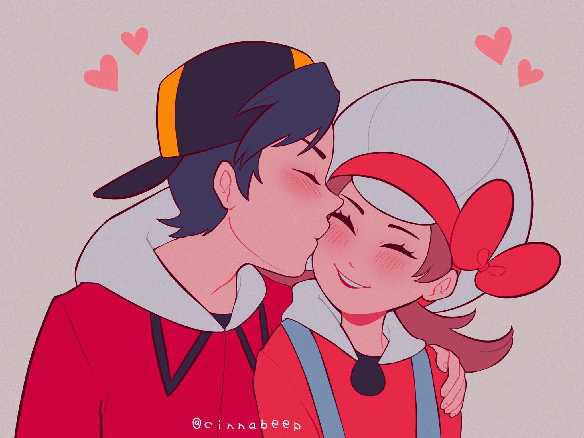 Pokemon Ethan And Lyra Kiss
