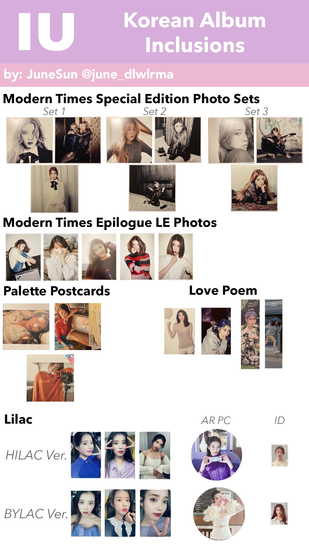 junesun on Twitter: "IU Korean Album Inclusions Template https://t.co/MLfdaak9vS #iu #uaena #아이유 ...