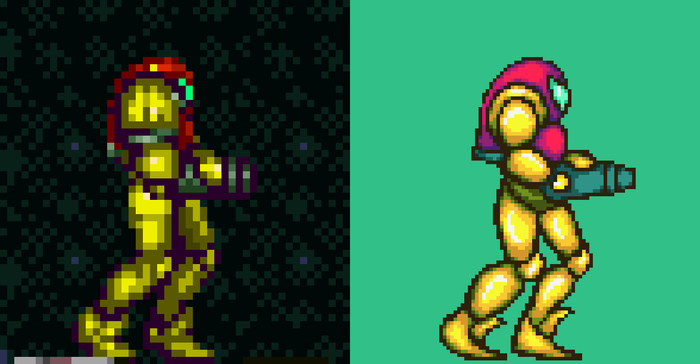 Super Metroid Metroid Sprite