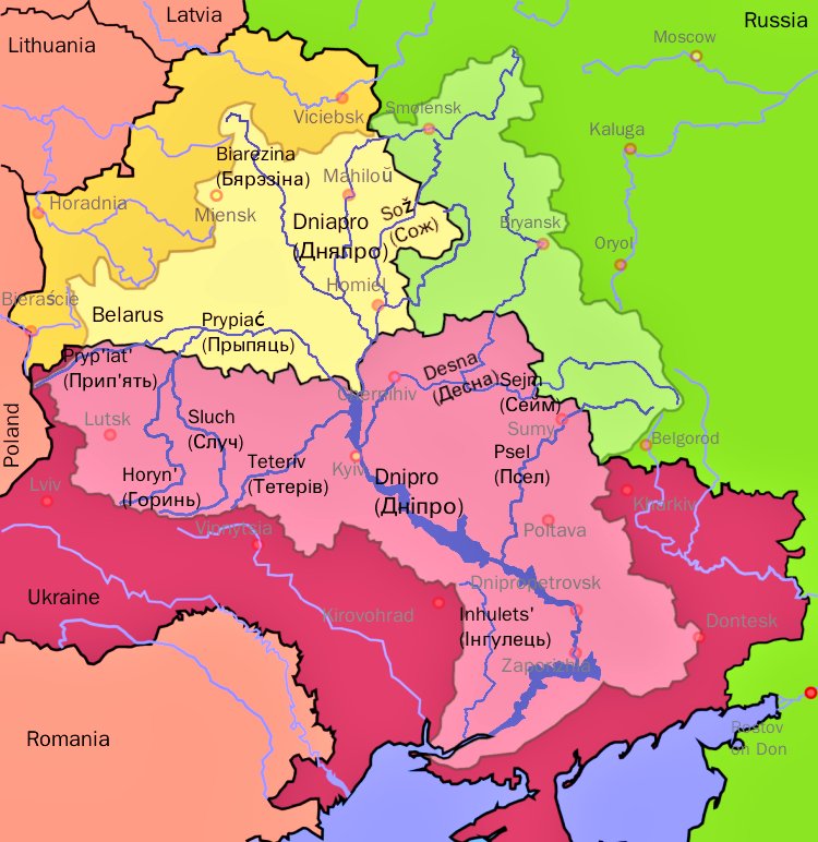 Don River Russia Map