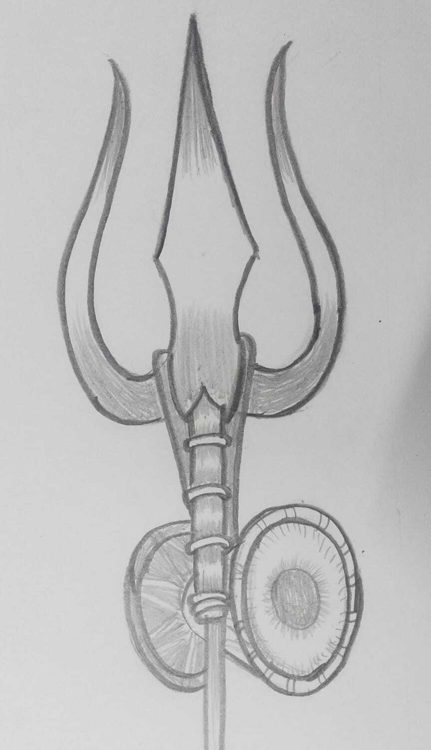 Trishul Sketch