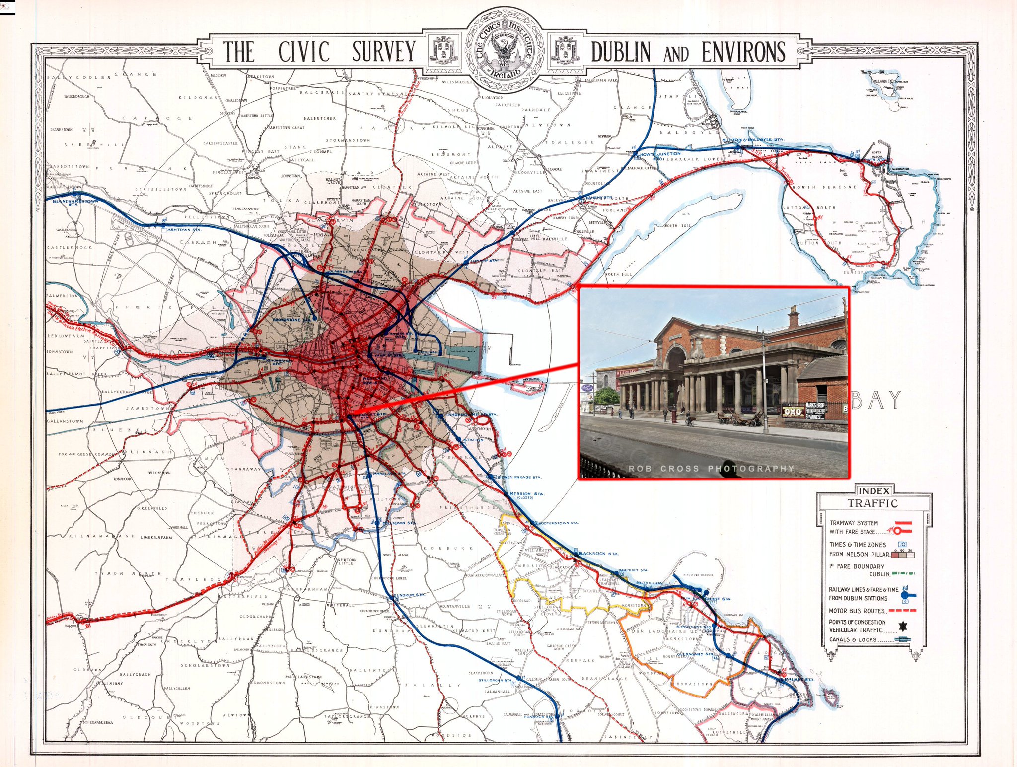 Dublin Map 1900 Old Dublin Map Hi Res Stock Photography And Images
