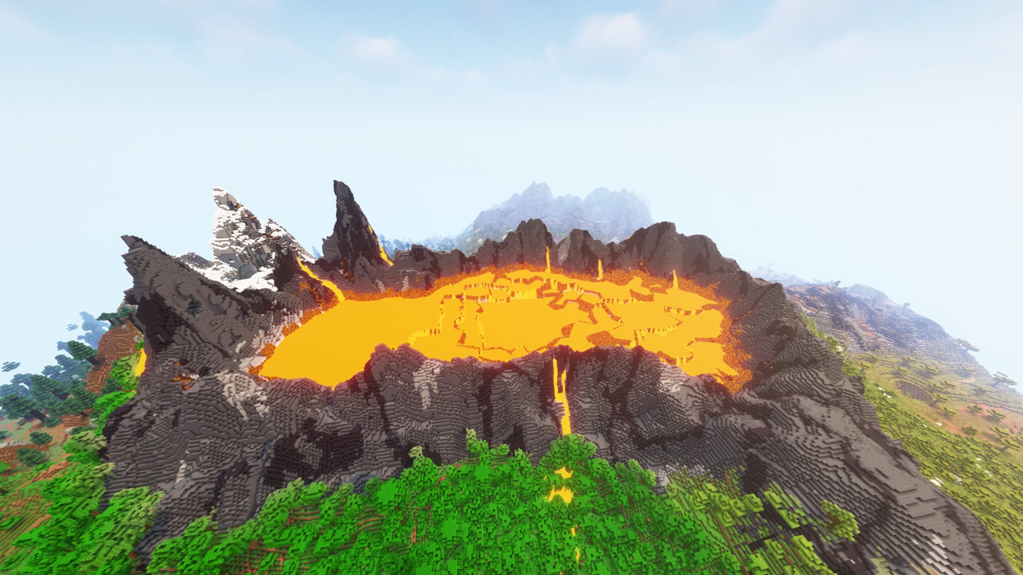Minecraft Volcano Biome