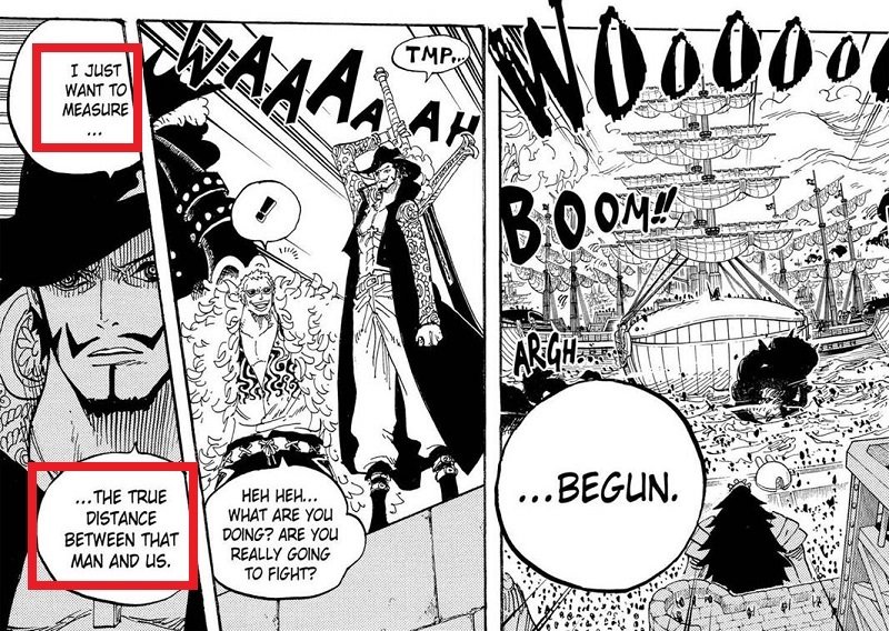 One Piece Mihawk Vs Akainu