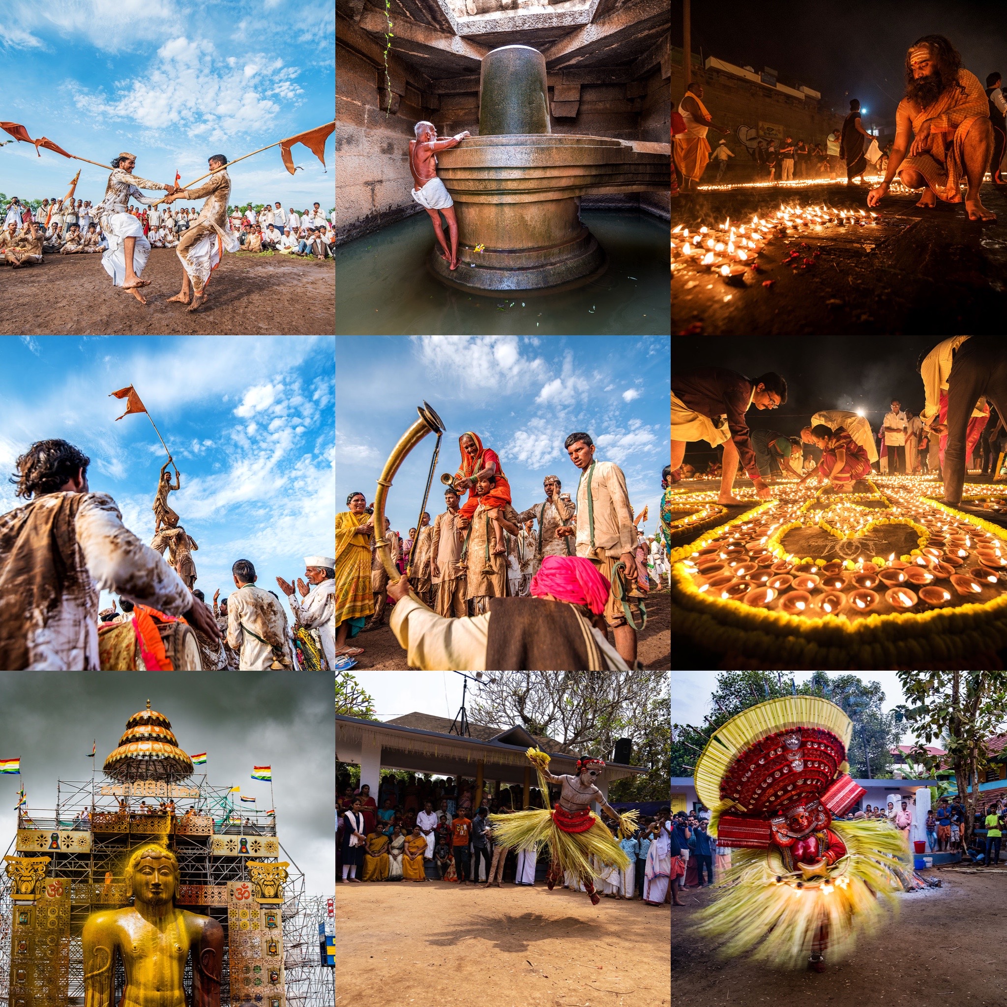 Indian Culture Festivals Collage Festivals India Collage Photos,
