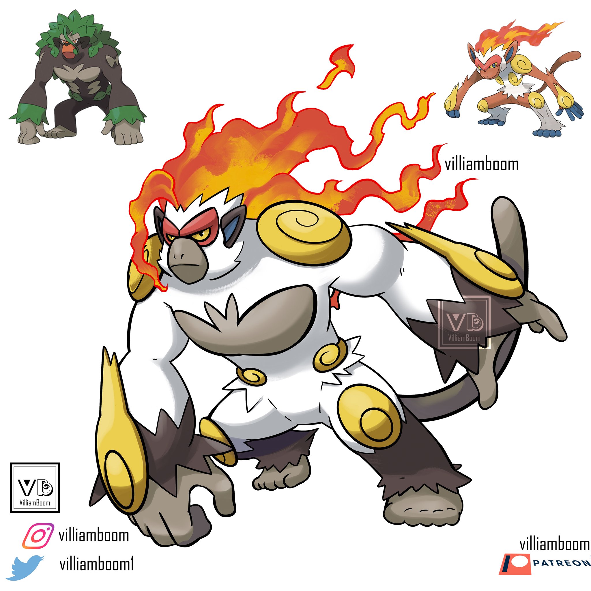 Pokemon Chimchar Mega Evolution