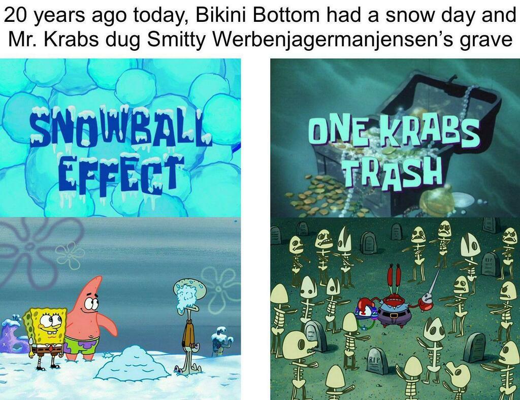Spongebob Snowball Fight