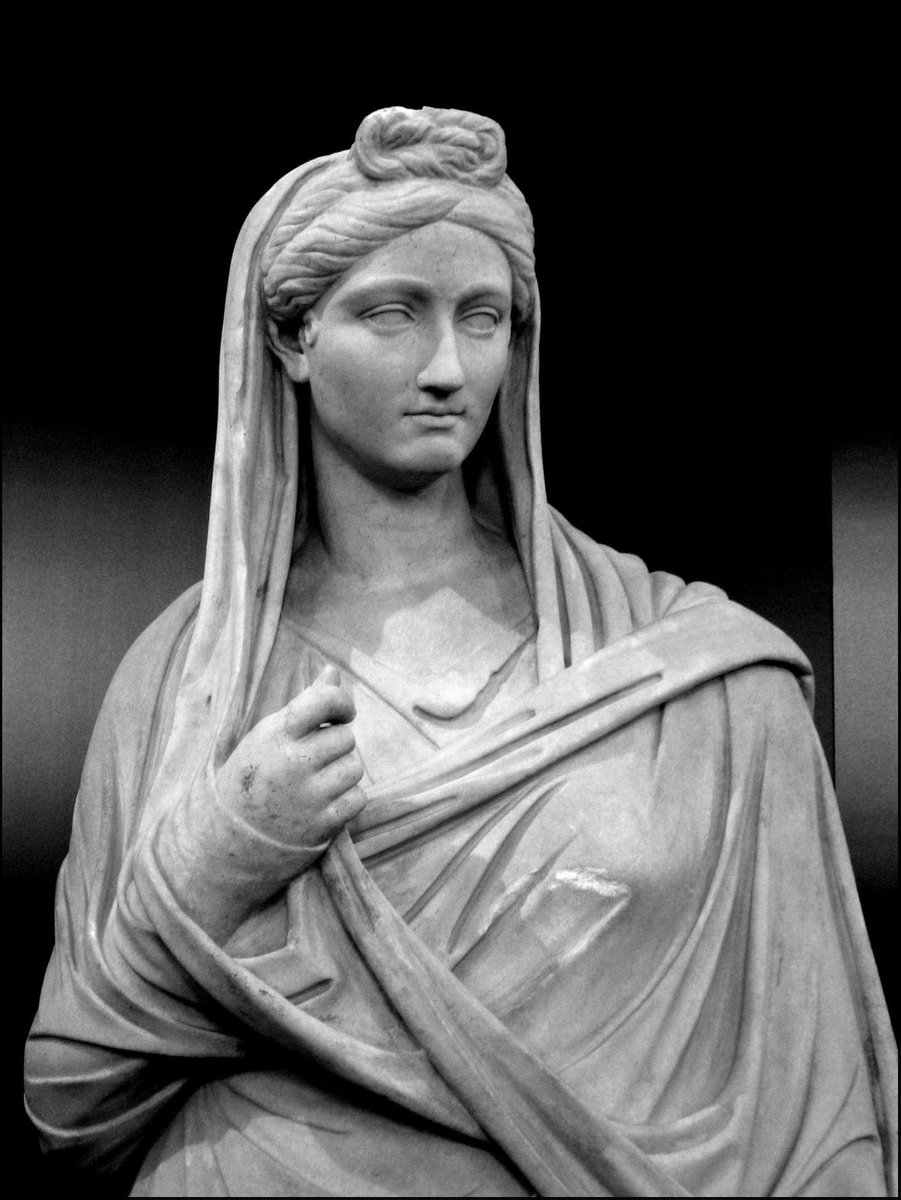 One of the symbols of the sexual modesty (pudicitia) of Roman women was ...