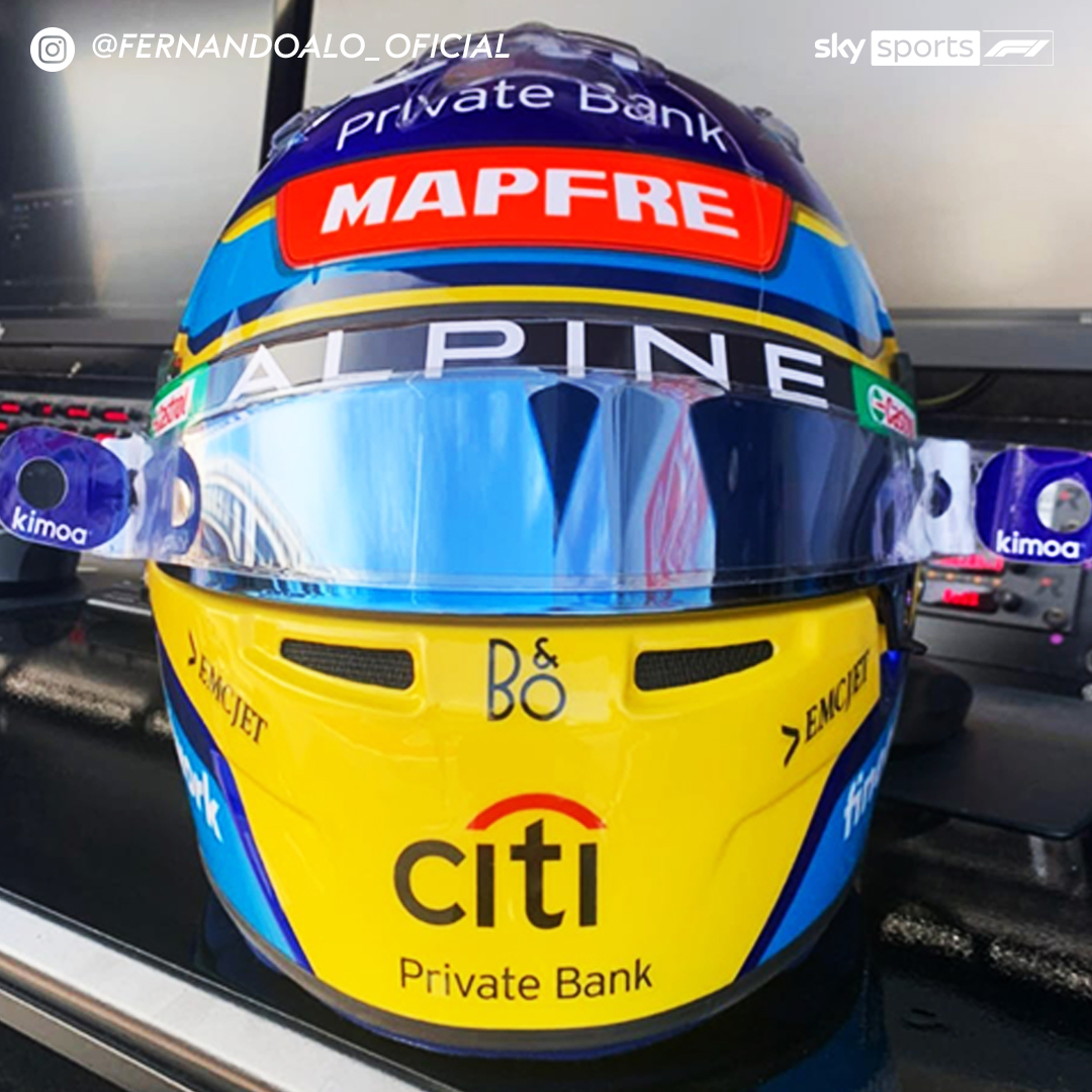 Fernando Alonso 2022 Helmet